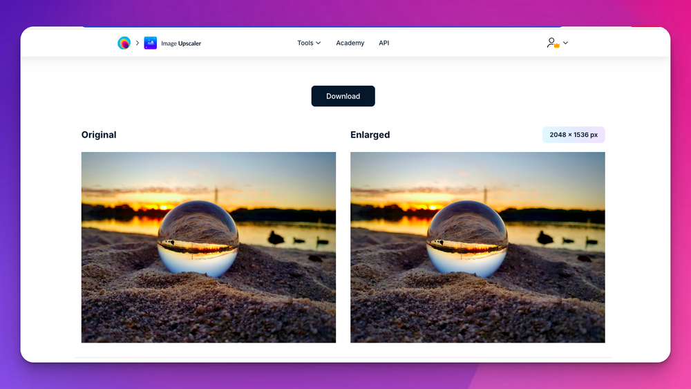 Enhance Images to 4K Resolution in Seconds
